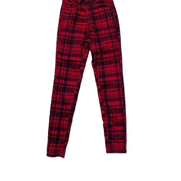 Fashion Nova | Pants & Jumpsuits | Fashion Nova Buffalo Plaid Red ...